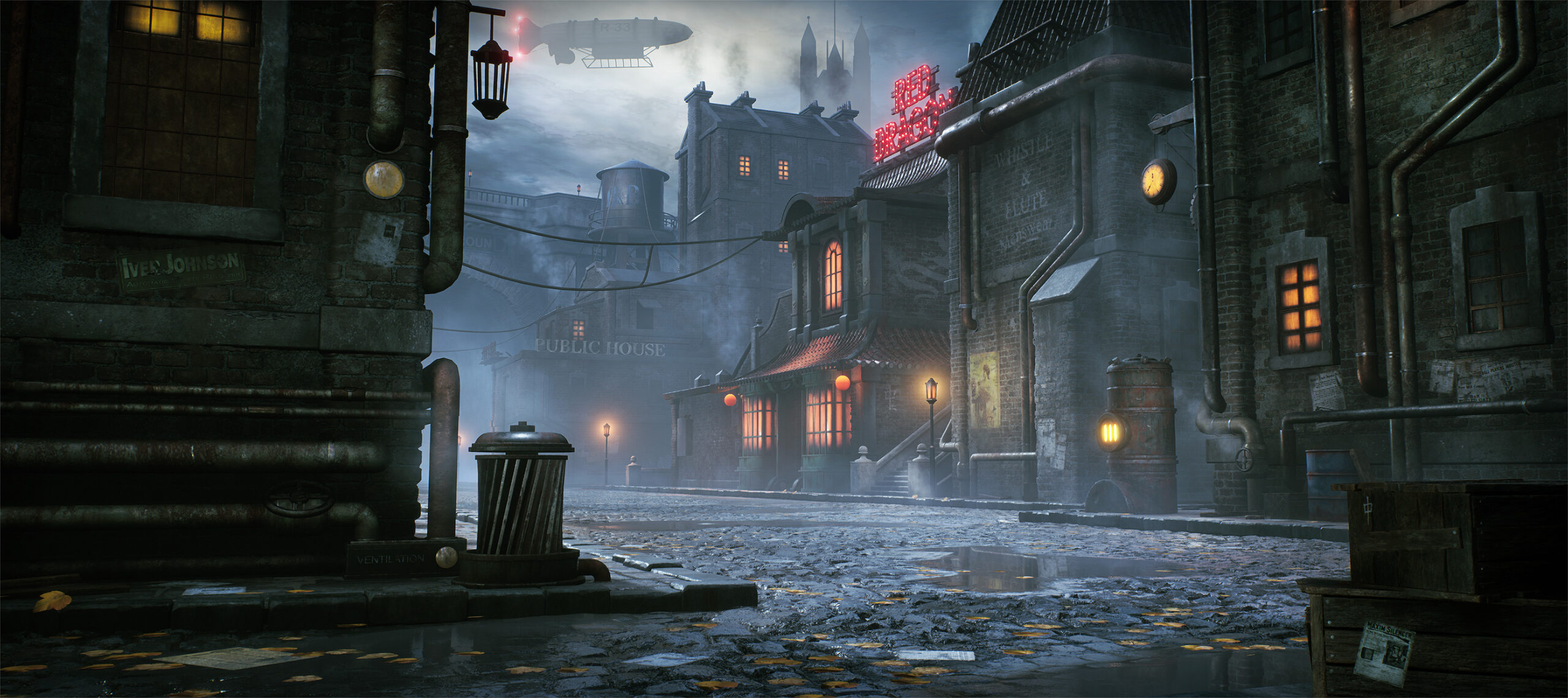 Steampunk Town - Games Artist Steampunk Town - Games Artist